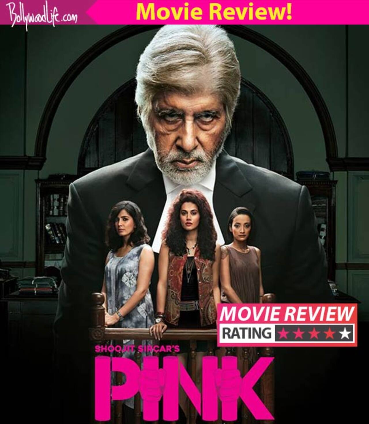 Pink movie review: Amitabh Bachchan and Taapsee Pannu's courtroom drama ...