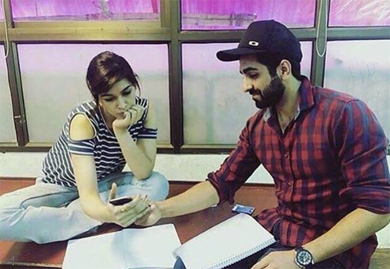Kriti Sanon and Ayushmann Khurrana go back to school for Bareilly ki Barfi - Bollywood News ...