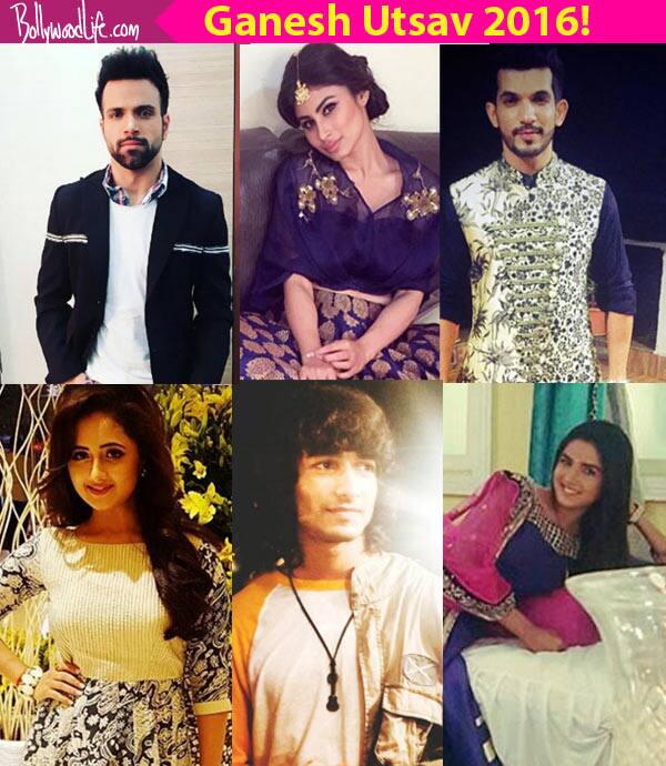 Ganesh Utsav 2016: Arjun Bijlani, Mouni Roy, Rithvik Dhanjani and ...