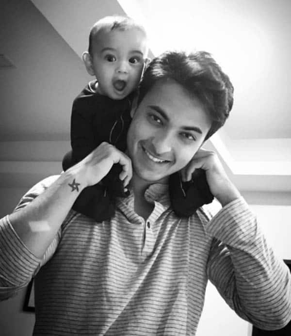 This picture proves that Salman Khan's nephew baby Aahil is always photo-ready! - Bollywood News ...