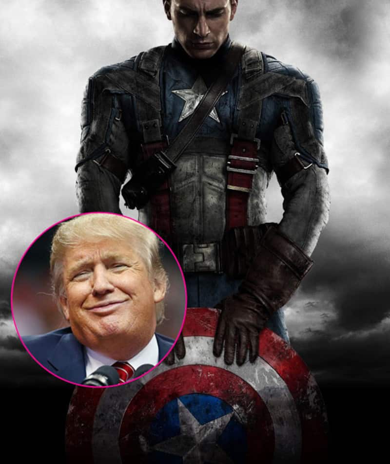 Captain America is mighty disappointed with Americans, courtesy Donald ...