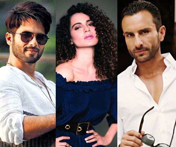 Kangana Ranaut Shahid Kapoor Saif Ali Khans Rangoon Trailer To