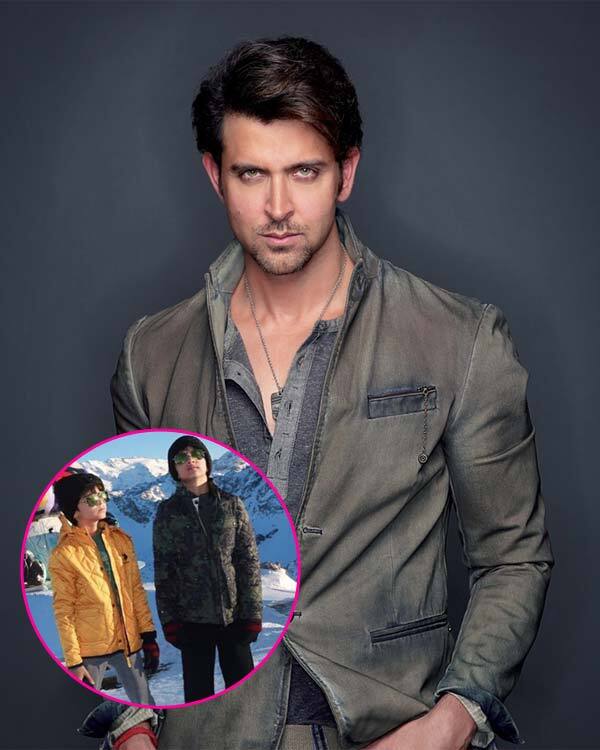 Hrithik Roshan is having a blissful time in Courchevel with Hredhaan ...