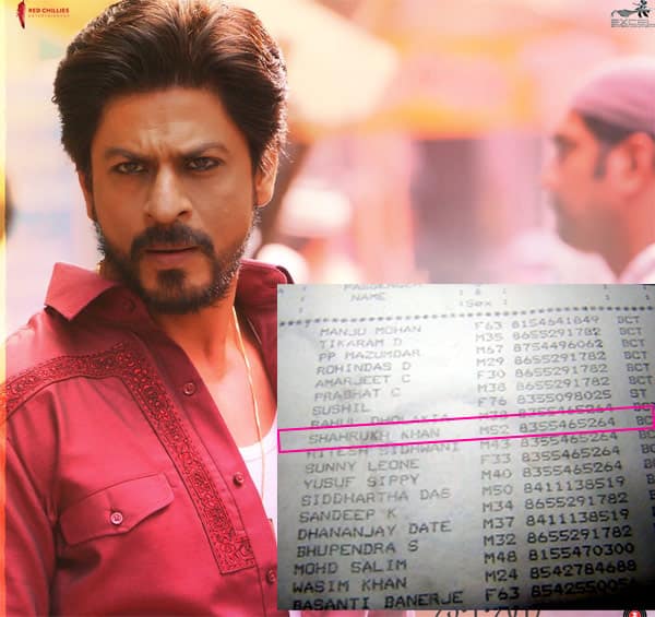 LEAKED! Shah Rukh Khan's train reservation list and guess what, they ...