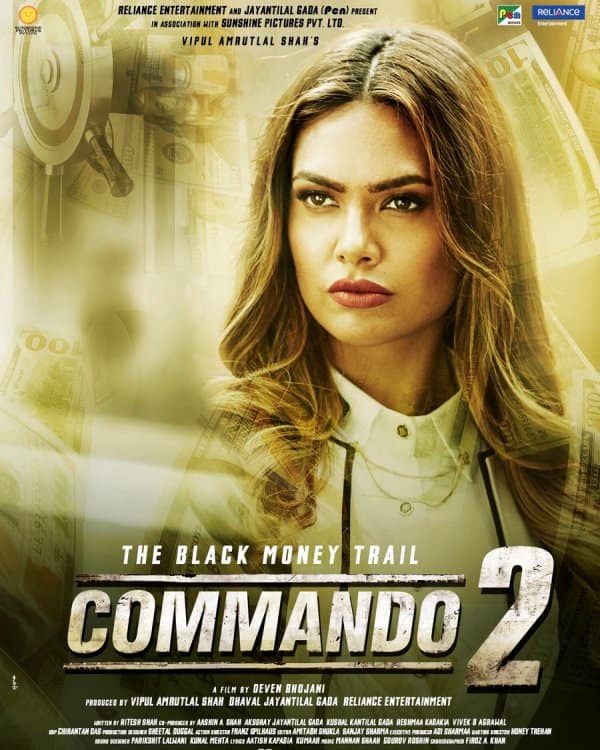 Commando 2 new posters: Vidyut Jammwal, Adah Sharma, Esha Gupta and ...