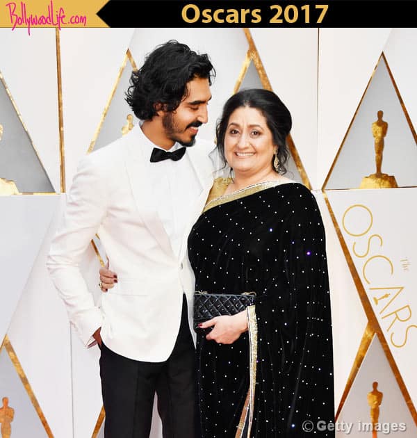 Twitter is in love with Dev Patel's mom after she wore a sari to the ...