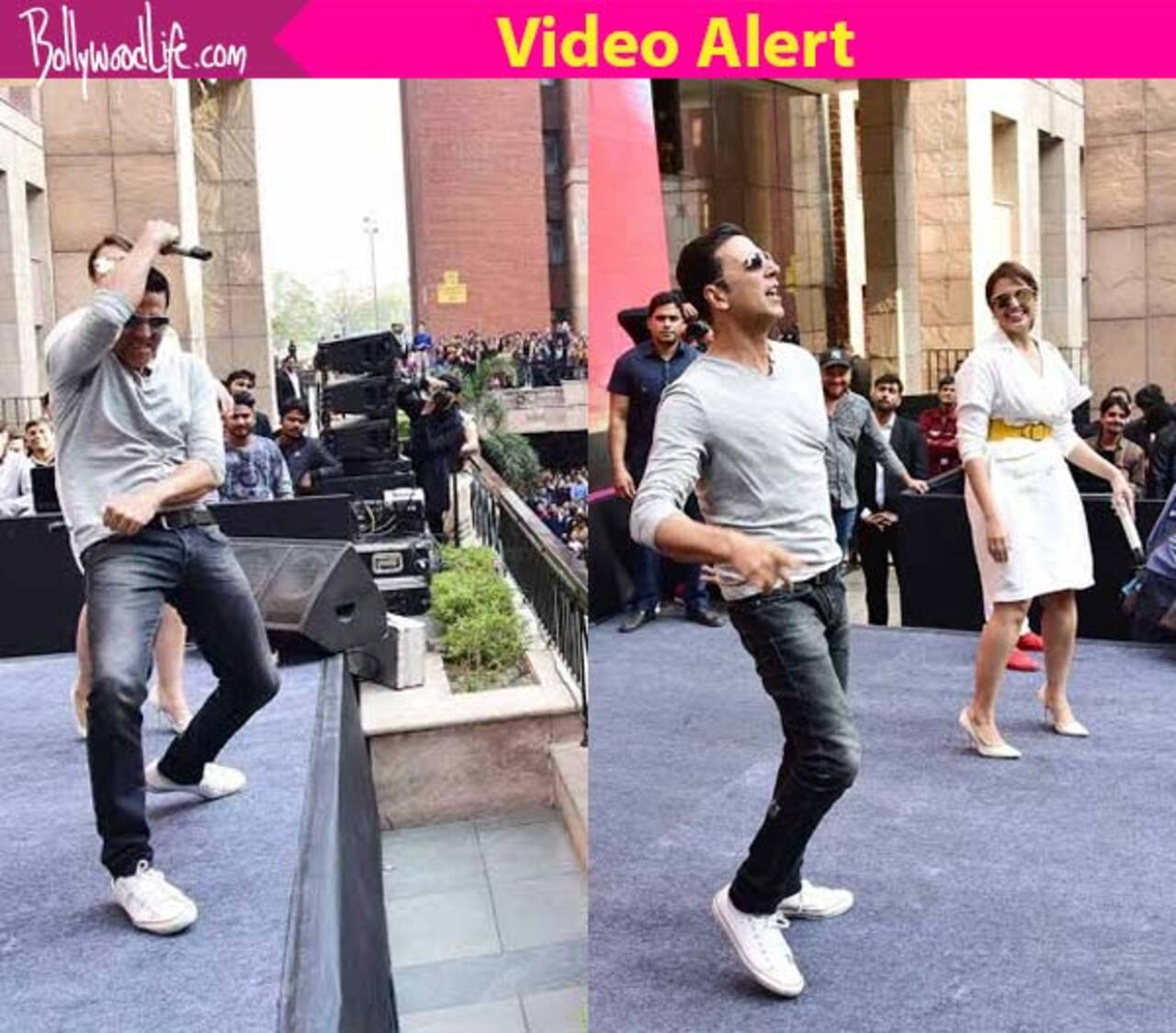 Akshay Kumar dances on Chura ke dil mera and the crowd goes wild ...