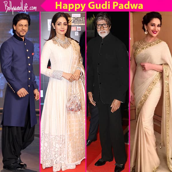 गुडी पाडवा के अवसर पर अमिताभ बच्चन, शाहरुख़ खान, माधुरी दीक्षित ...