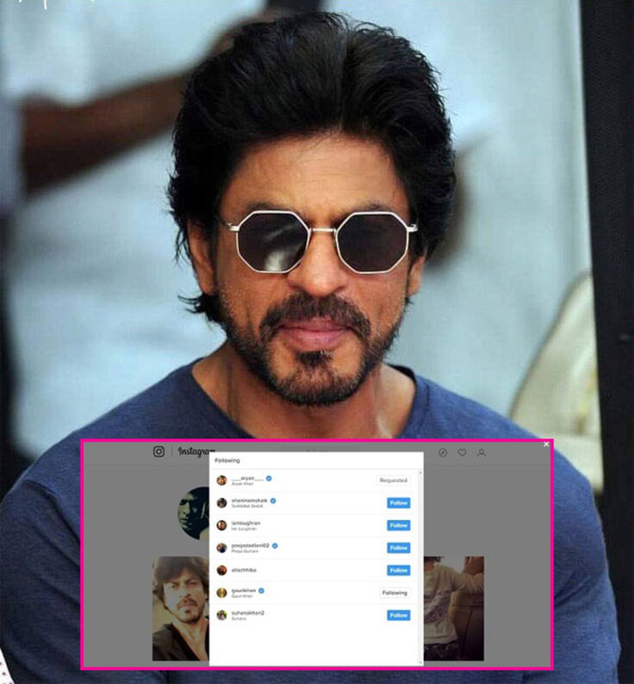 Shah Rukh Khan isn't following anyone from Bollywood on Instagram and ...