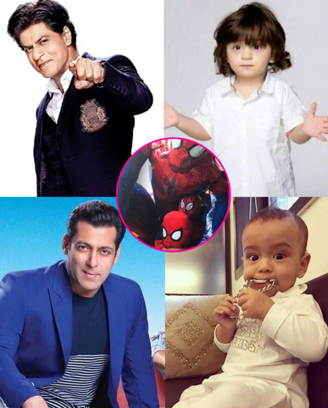 Not Shah Rukh Khan, not Salman Khan, it's AbRam and baby Ahil who are ...
