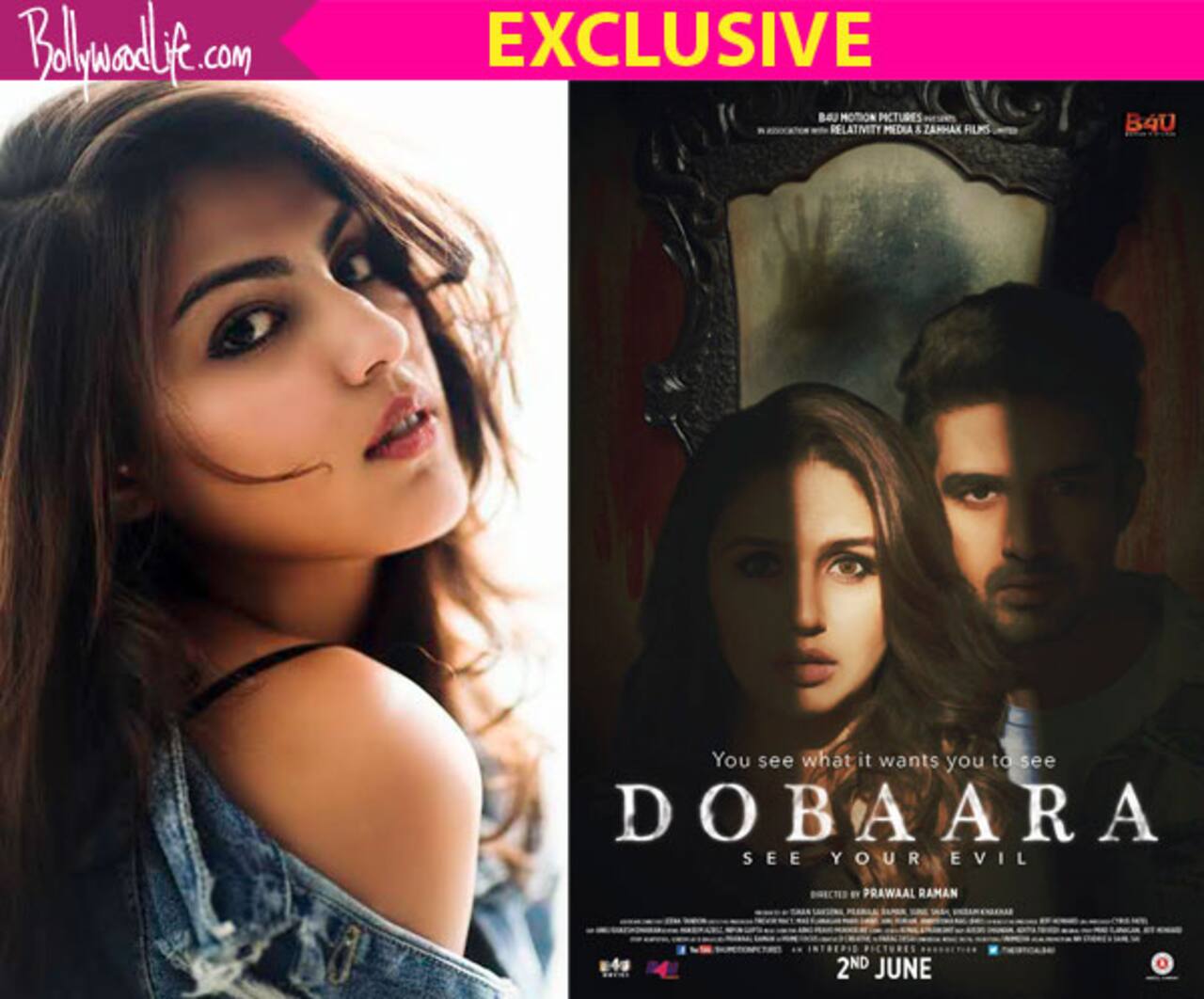 Rhea Chakraborty narrates a spooky incident that happened on the sets ...