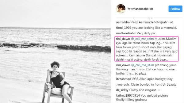 Fatima Sana Shaikh's monokini photos get trolled because it's the holy ...