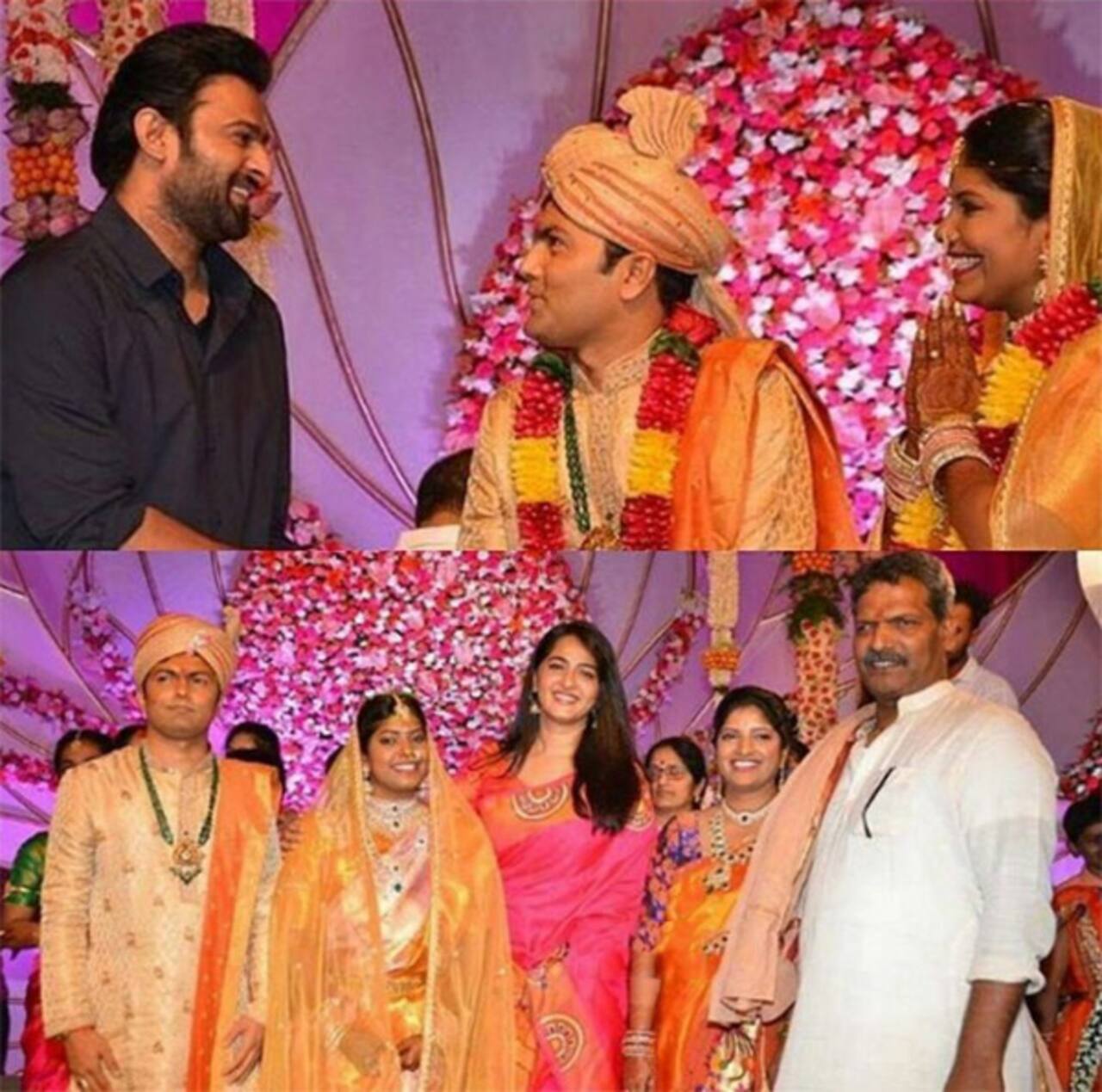 Prabhas and Anushka Shetty attended Shyam Prasad Reddy's daughter's ...