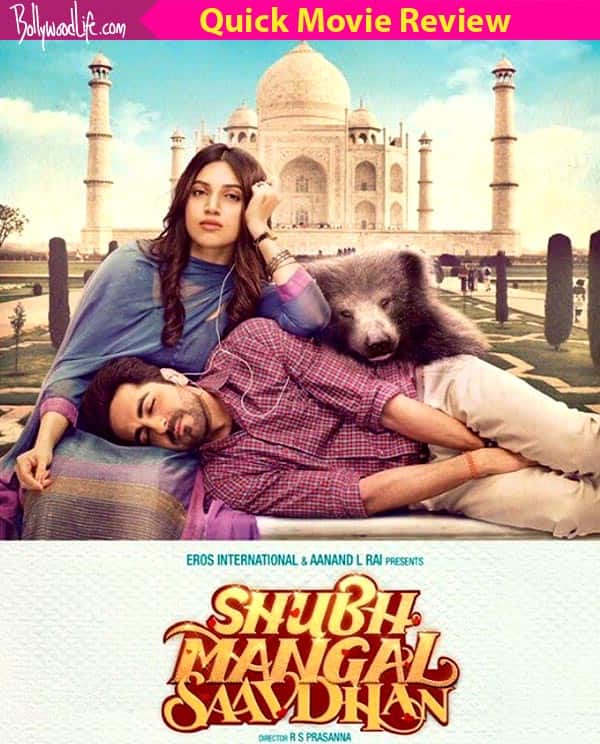 Shubh Mangal Saavdhan quick movie review: Ayushmann Khurrana and Bhumi ...