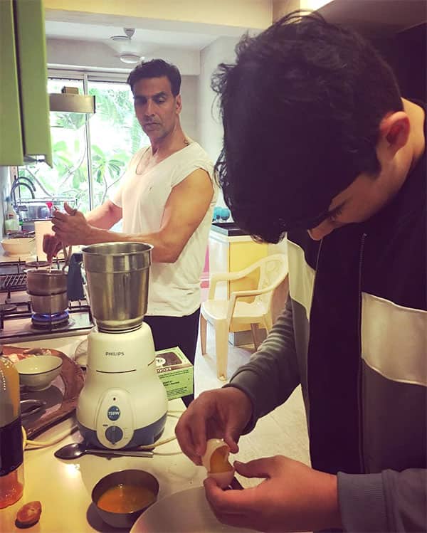 Have you met the new chefs in town, Akshay Kumar and son Aarav yet ...