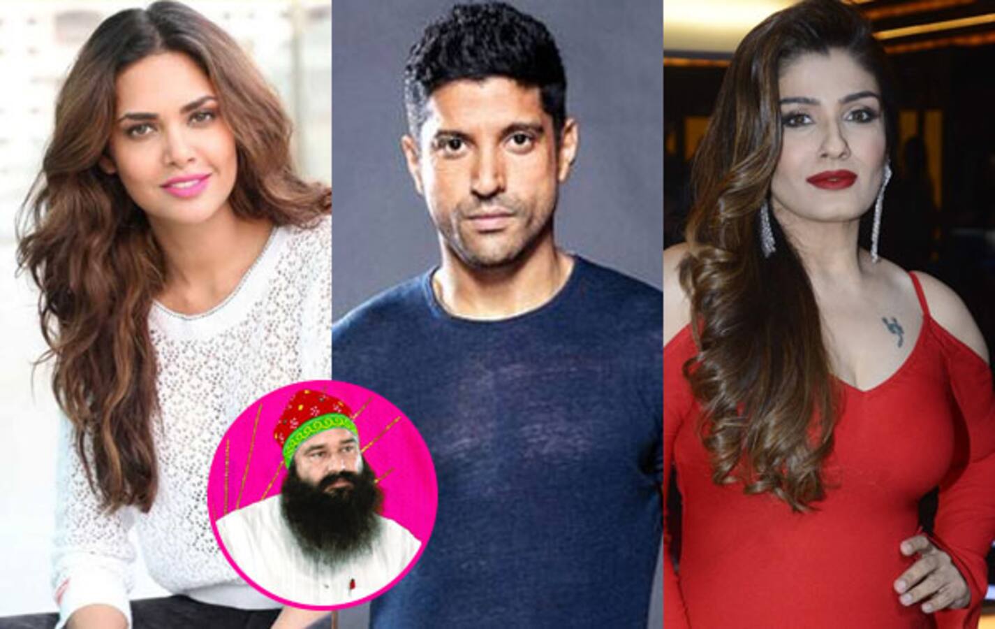 Ram Rahim Singh verdict: Farhan Akhtar, Esha Gupta, Raveena Tandon ...