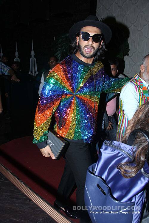 After dressing rather soberly for a date with Deepika Padukone, Ranveer ...