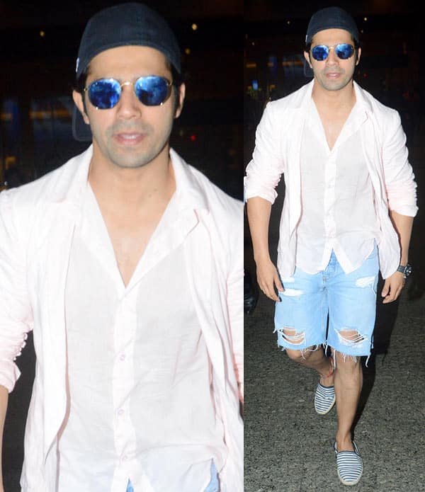 Varun Dhawan is on a chill mode and his recent looks do convey a lot ...