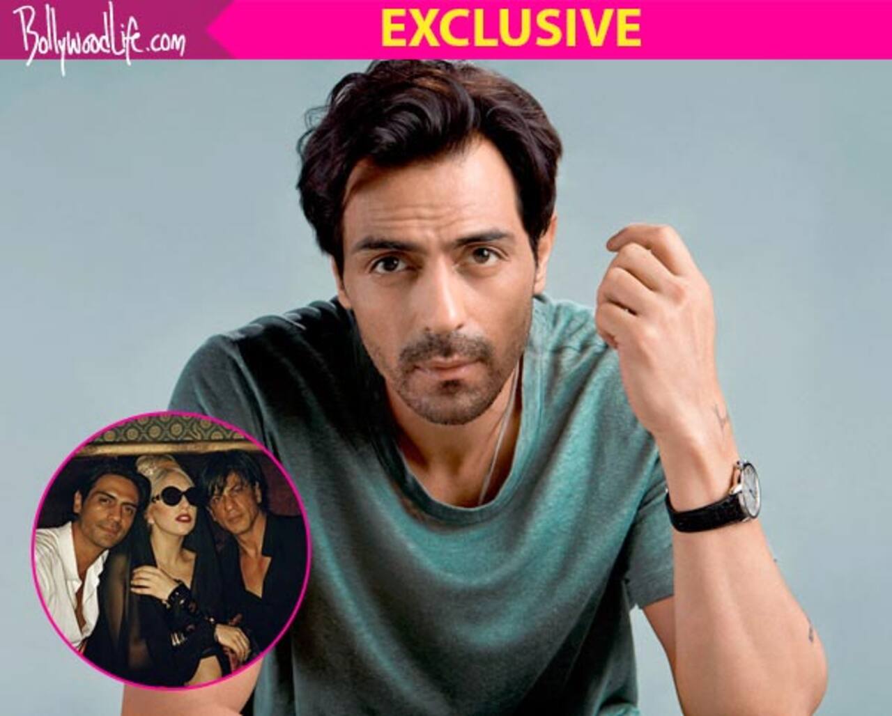 Arjun Rampal recalls the day when he met Shah Rukh Khan in Lady Gaga's ...