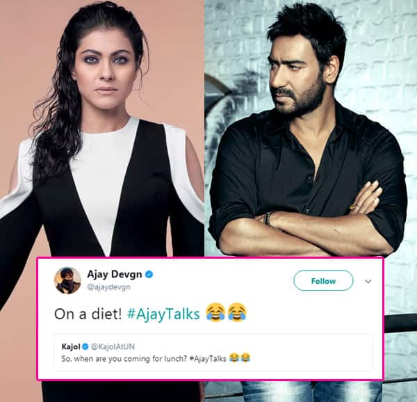 Ajay Devgn trolls wife Kajol on Twitter and we think it is utterly cute ...