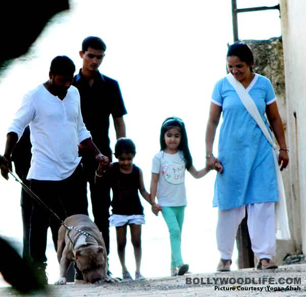 In Pics: Akshay Kumar's daughter Nitara taking a walk with her bestie ...