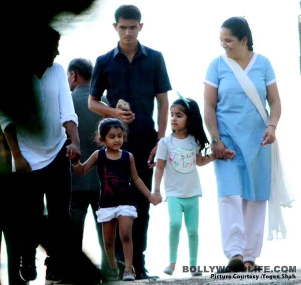 In Pics: Akshay Kumar's daughter Nitara taking a walk with her bestie ...