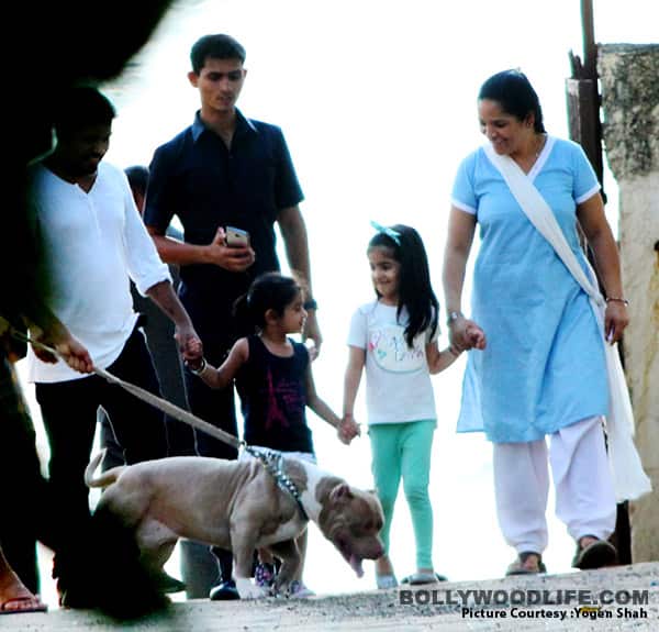 In Pics: Akshay Kumar's daughter Nitara taking a walk with her bestie ...