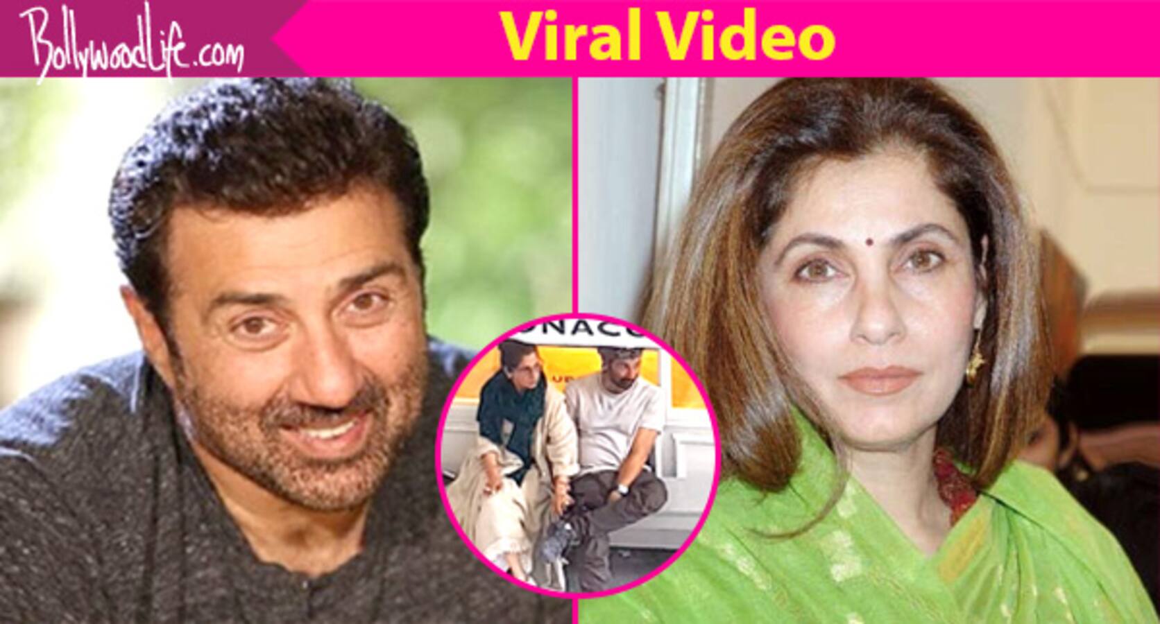 This video of Sunny Deol and Dimple Kapadia indulging in PDA in London ...