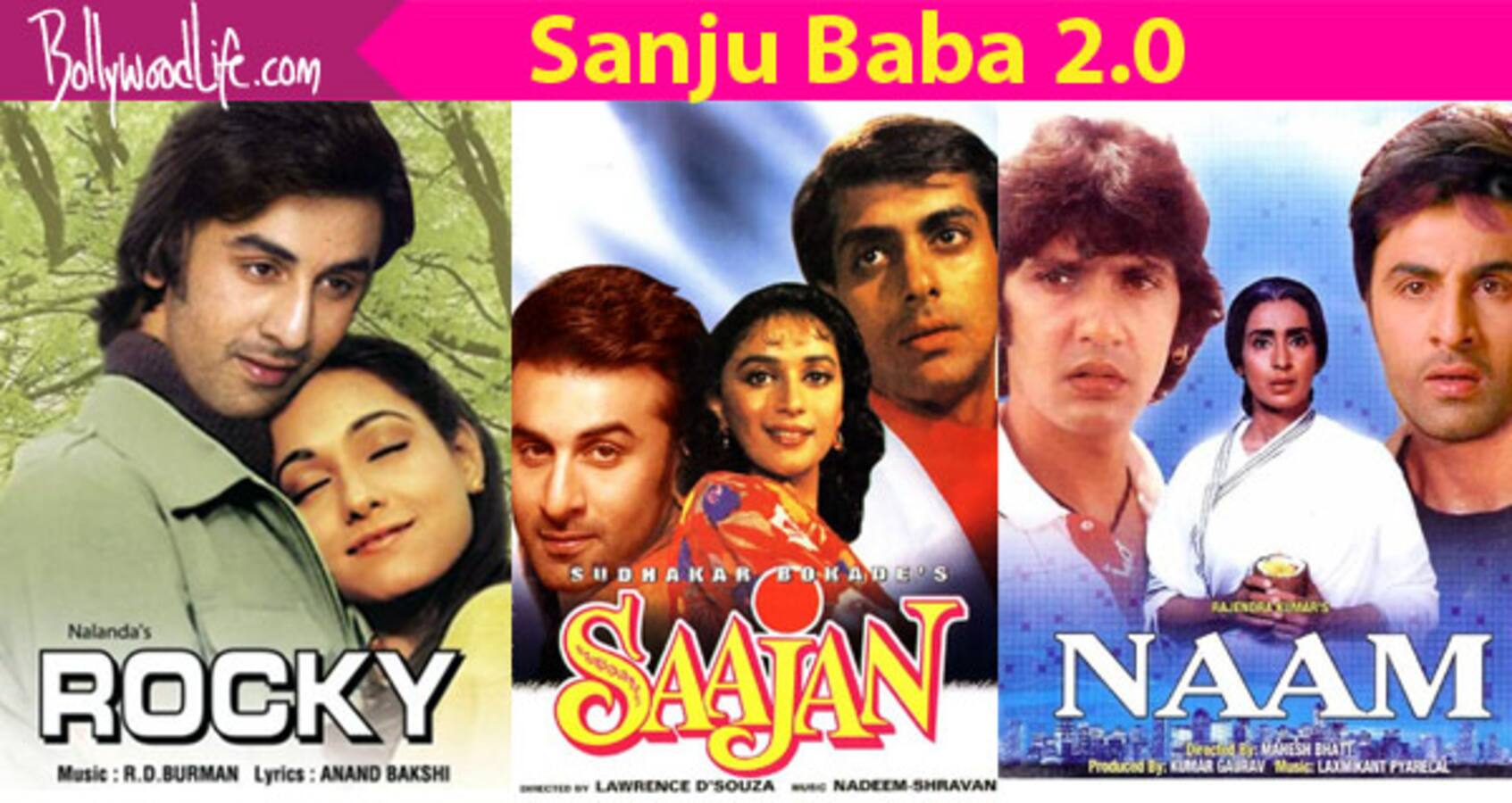 These 7 iconic Sanjay Dutt movie posters with Ranbir Kapoor will make ...