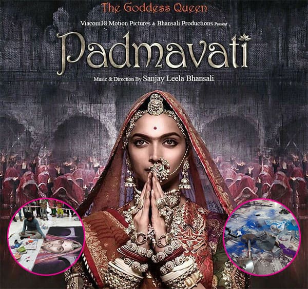 It took 48 hours to create this rangoli of Deepika Padukone's Padmavati ...