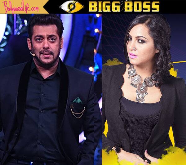 Bigg Boss 11: When Arshi Khan planted a kiss on host Salman Khan's cheek - Bollywood News ...