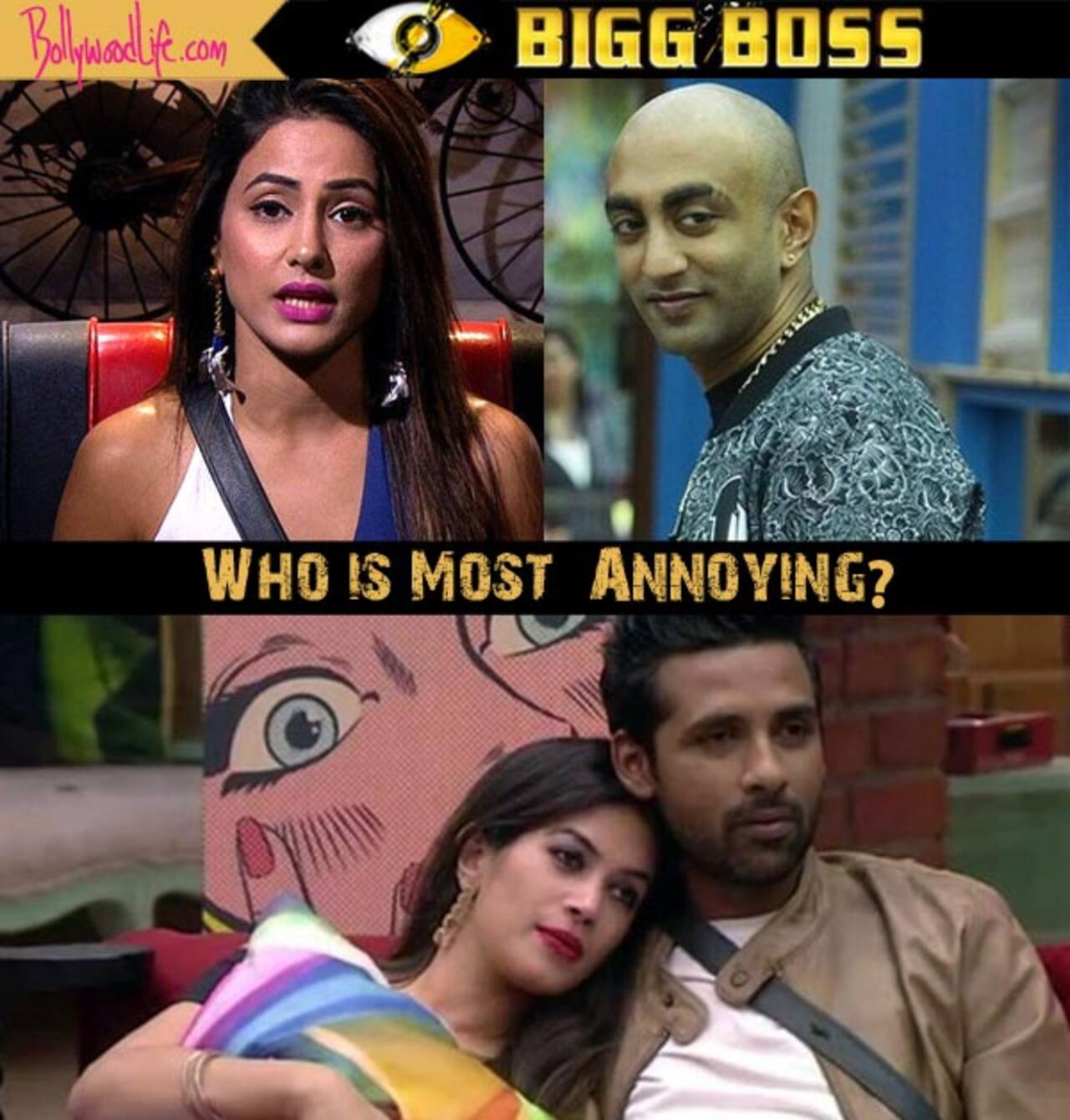 Bigg Boss 11: Hina Khan, Akash Dadlani, Puneesh Sharma, Bandagi Kalra ...