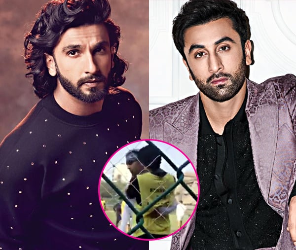 Nothing awkward! Ranveer Singh and Ranbir Kapoor prove that a game of football is all it takes ...