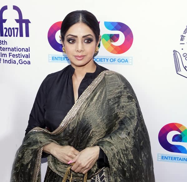 Sridevi inaugurates the Indian Panaroma Section at IFFI 2017 Festival ...
