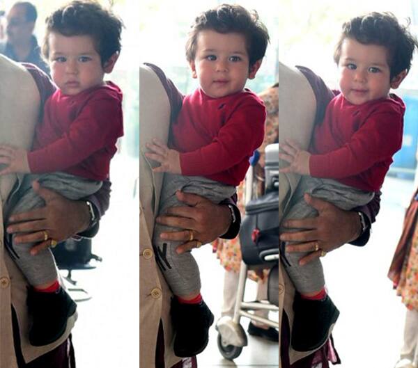 Taimur goes from being cranky to all smiles the moment he spots the ...