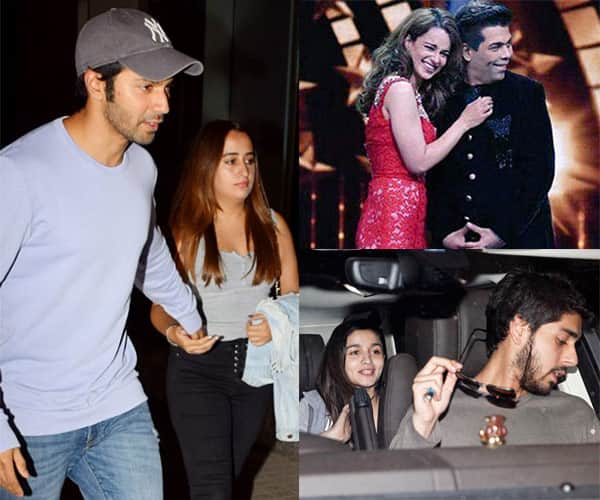 Kangana Ranaut-Karan Johar, Alia Bhatt-Ali Dadarkar, Varun Dhawan ...