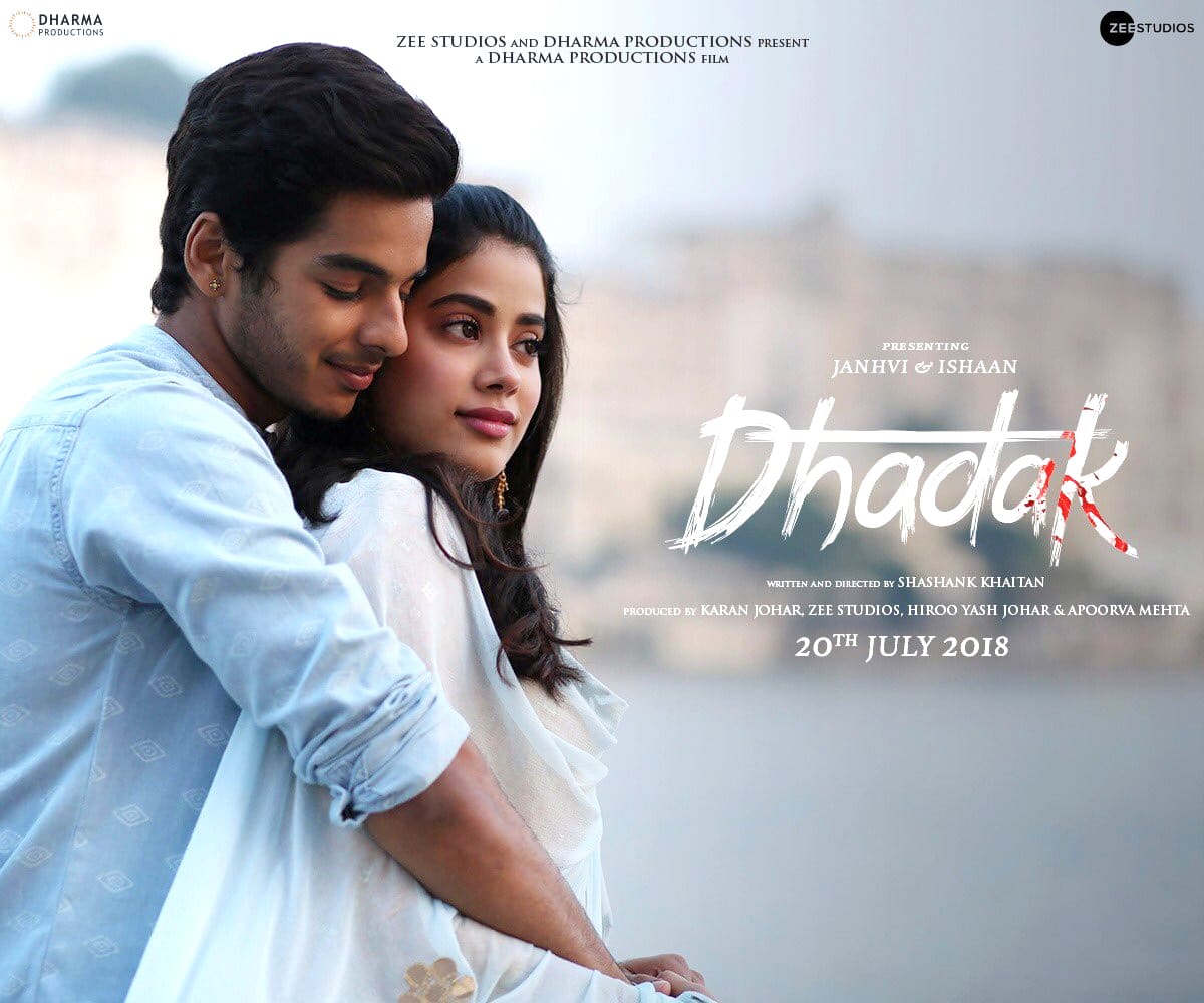 Dhadak new poster: Ishaan Khatter and Janhvi Kapoor's film postponed to ...