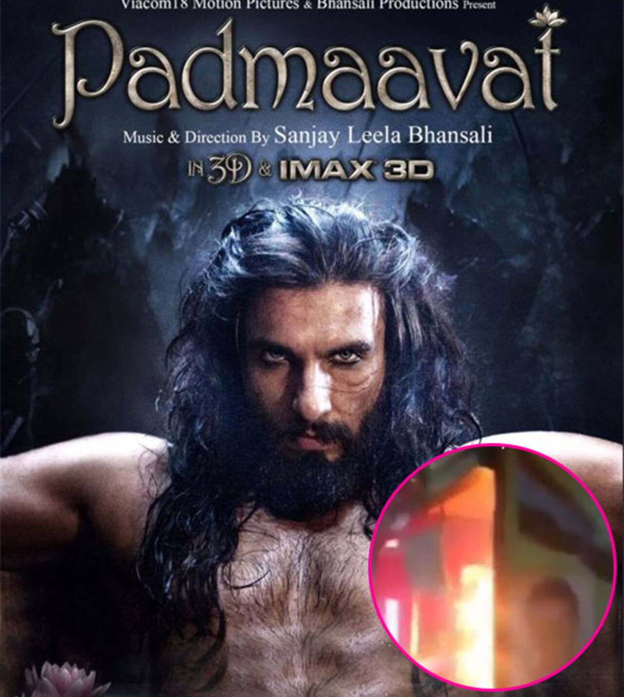 Padmavat row: Theatre showing the film set on fire - watch video ...