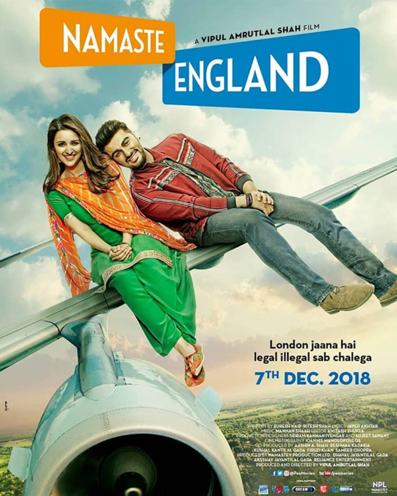 Namaste England first poster out! Arjun Kapoor and Parineeti Chopra ...