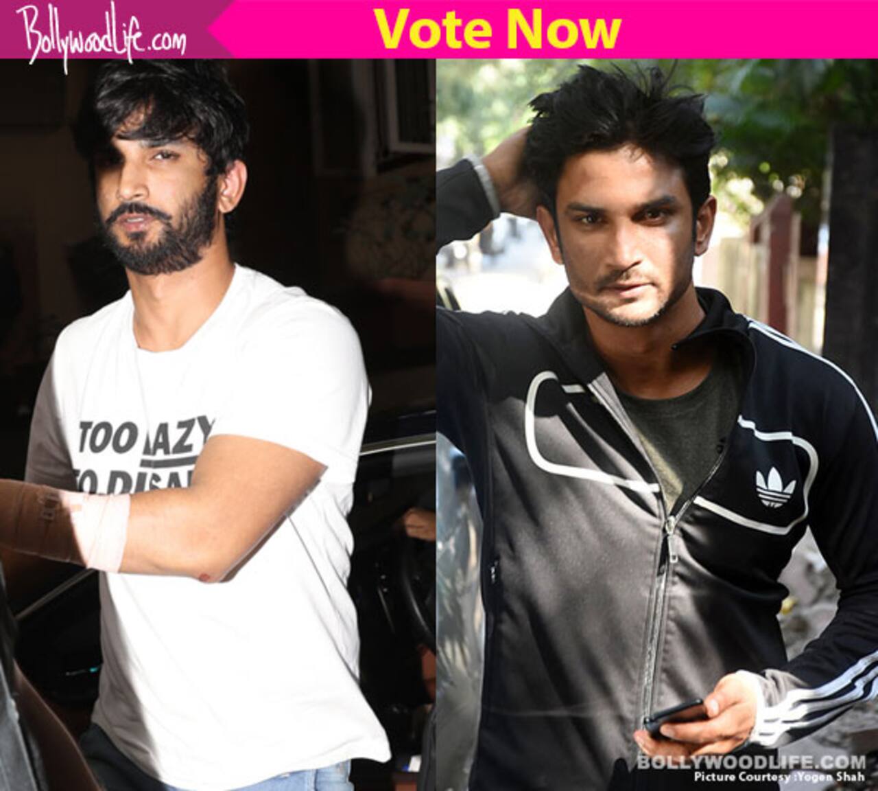 How do you like Sushant Singh Rajput - with beard or clean shaven ...