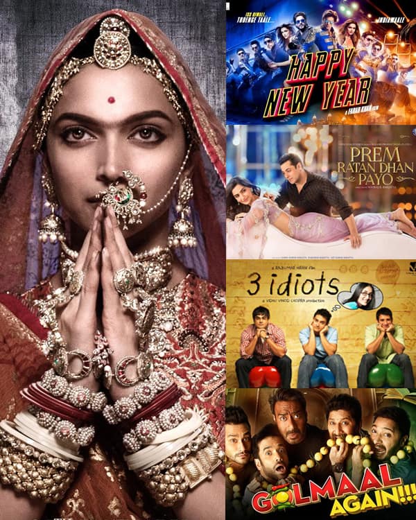 Padmaavat beats Prem Ratan Dhan Payo, Happy New Year, Golmaal Again and ...
