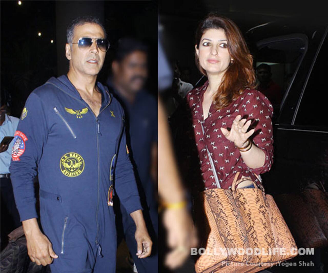 Akshay Kumar and Twinkle Khanna are back to the 'bay after their spring ...