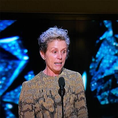 Frances Mcdormand Oscars 2018 Frances McDormand's Oscar Thief Arrested