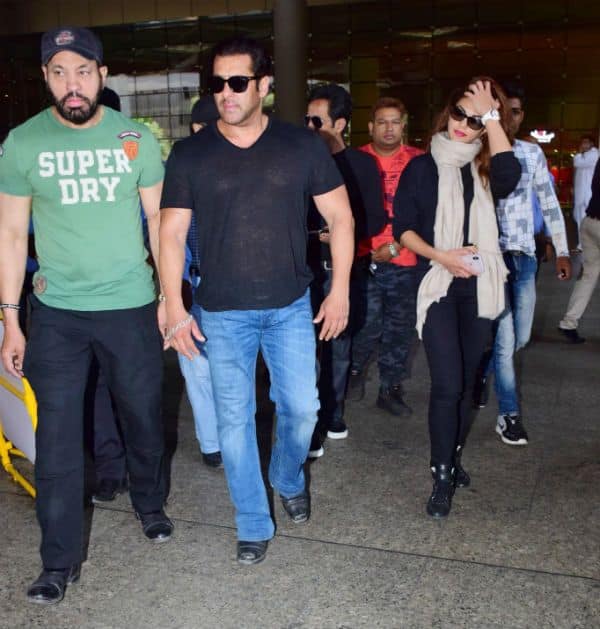 Salman Khan, Jacqueline Fernandez, Saqib Saleem return to Mumbai after ...