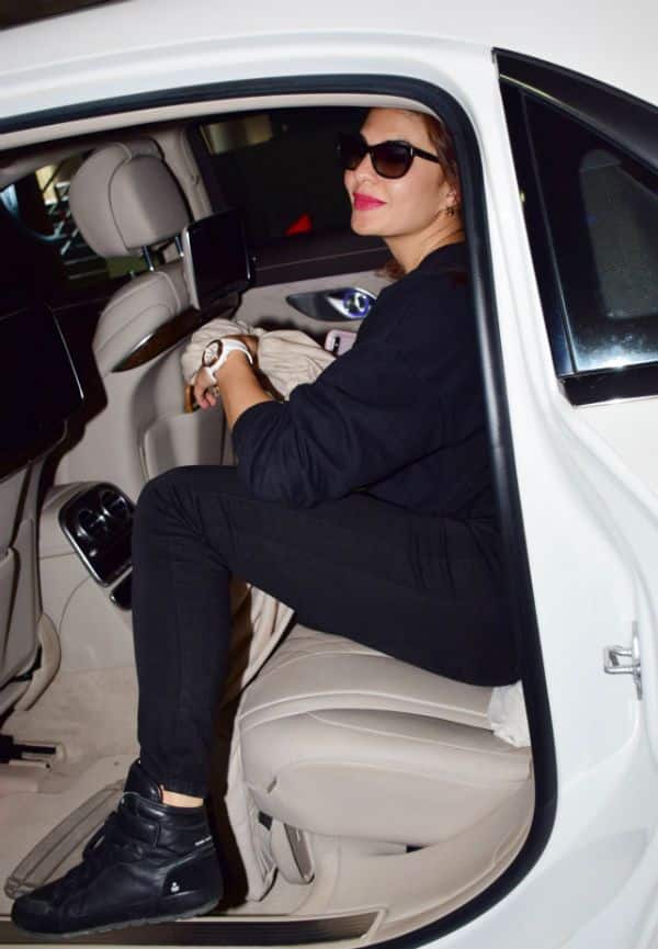 Salman Khan, Jacqueline Fernandez, Saqib Saleem return to Mumbai after ...