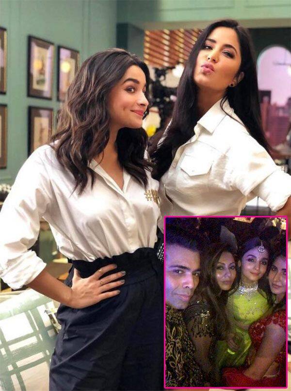 No cold war! Katrina Kaif happily poses for a picture with Alia Bhatt ...