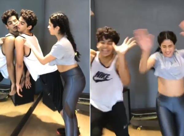 [Video] Ishaan Khatter and Janhvi Kapoor are going nuts over Dhadak's ...