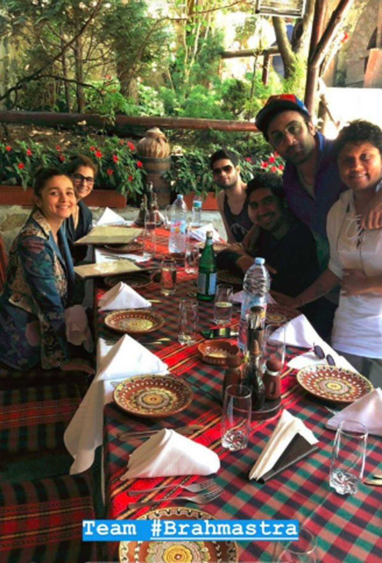 And here's the FIRST PIC of Dimple Kapadia from the sets of Brahmastra ...