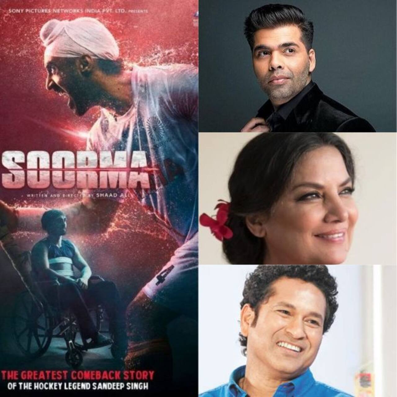 Soorma celeb review: Karan Johar, Sachin Tendulkar, Shabana Azmi hail ...