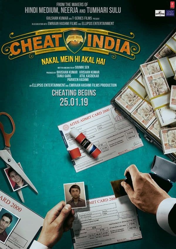 Cheat India poster revealed! Emraan Hashmi's film about 'nakal me akal ...